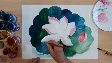 Рисуем лотос Youtube