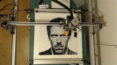 Autograph Is A Machine That Produces An Image Using Nails And A Single