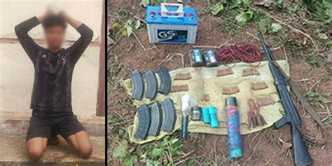 Dvb ရွာငံတွင် Pdf တပ်ဖွဲ့ဝင် ၁ ဦး လက်နက်ခဲယမ်းများနှင့် ဖမ်းဆီးခံရ