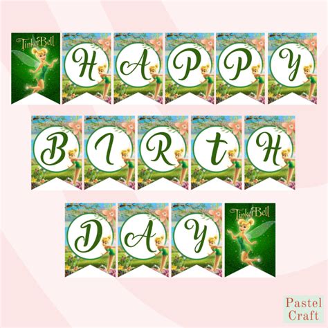 Tinkerbell Customized Banner Message Us Before You Order Price Is Per Flagletter Lazada Ph