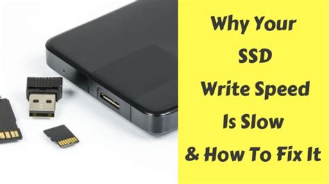 Why Your SSD Write Speed Is Slow How To Fix It