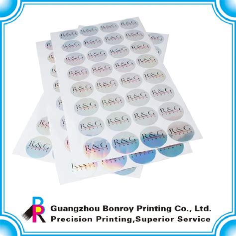 광주 중국 안티 위조 홀로그램 라벨 스티커 종이 인쇄 Buy 스티커 종이 Product On