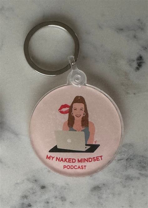 My Naked Mindset Keychain Etsy