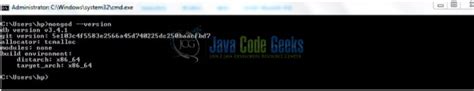 How To Check The Mongodb Version Java Code Geeks