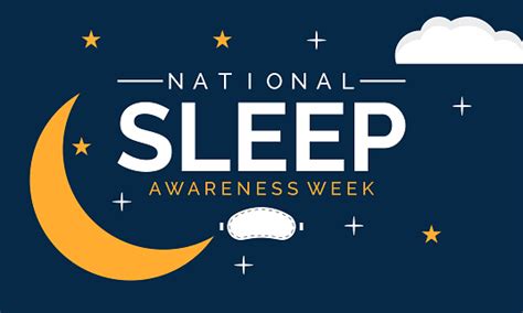 전국 수면 인식 주간 배너 카드 포스터 배경에 대한 벡터 템플릿 디자인 주에 대한 스톡 벡터 아트 및 기타 이미지 주 불면증 일러스트레이션 Istock