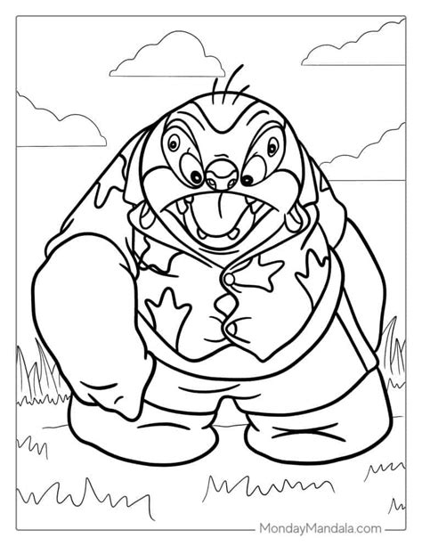 42 Lilo And Stitch Coloring Pages Free Pdf Printables
