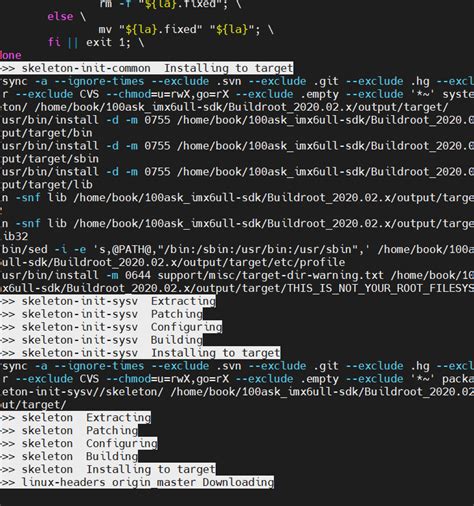 配置Buildroot进行make all总是卡在同一个地方 IMX6ULL PRO 嵌入式开发问答社区