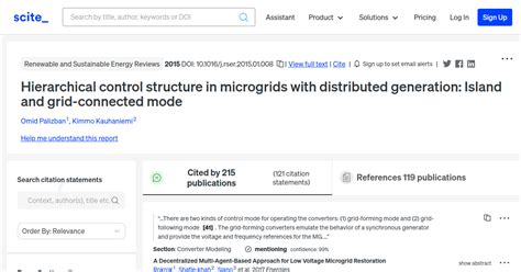 Hierarchical Control Structure In Microgrids With Distributed Generation Island And Grid