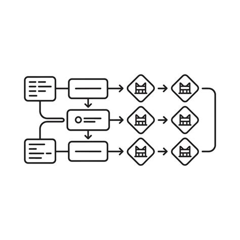 Flowchart Illustrating A Complex Process With Multiple Decision Points