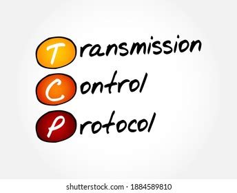 Tcp Transmission Control Protocol Acronym Technology Stock Vector Royalty Free 1884589810