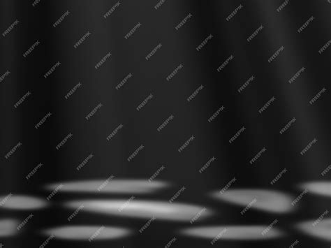 제품 디스플레이 배너 템플릿에 사용되는 추상 부드러운 검은색 스튜디오 룸 배경 프리미엄 사진