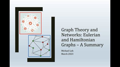 Eulerian And Hamiltonian Graphs A Summary Youtube