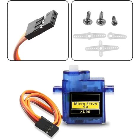 Pcs Sg G Micro Servo Motor Mini Servos Motor Kit Plastic Gear Degree Servo For Rc Car