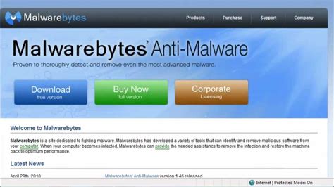 Remove Viruses Spyware And Malware With Malwarebytes Anti Malware
