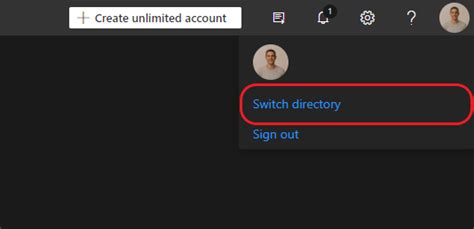 Switch Between Tenants On The Azure Ai Video Indexer Website Microsoft Learn