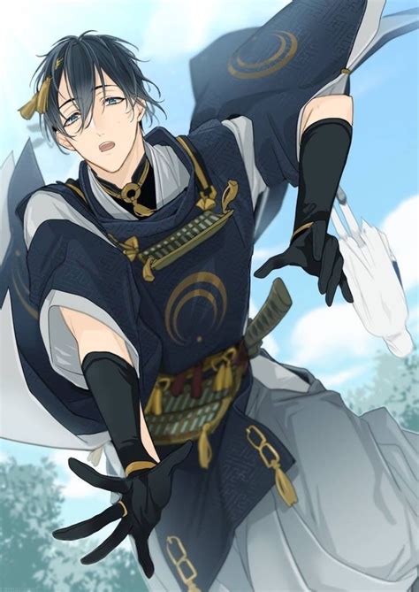 Touken Ranbu 刀剣乱舞おしゃれまとめの人気アイデアPinterestNope アニメ 男性 三日月 イラスト