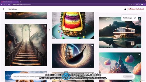 【中文字幕】adobe Firefly平面设计中使用ai人工智能视频教程 Cg素材岛