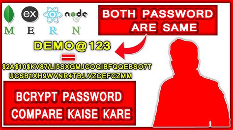 Bcrypt Js Password Compare Kaise Kare How To Decrypt Bcrypt Js