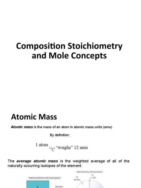 Stochiometry Pdf Mole Unit Quantity