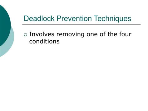 Ppt Deadlocks Powerpoint Presentation Free Download Id5554943