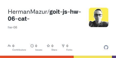github hermanmazur goit js hw 06 cat hw 06