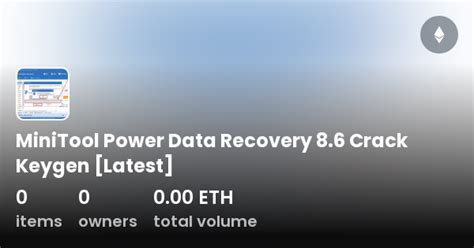 Minitool Power Data Recovery 86 Crack Keygen Latest Collection Opensea