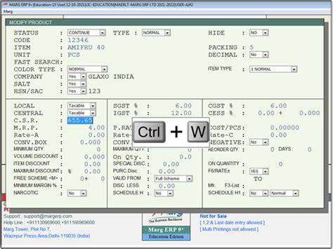 How To Add And Change HSN SAC Code In Item Master In Marg Software