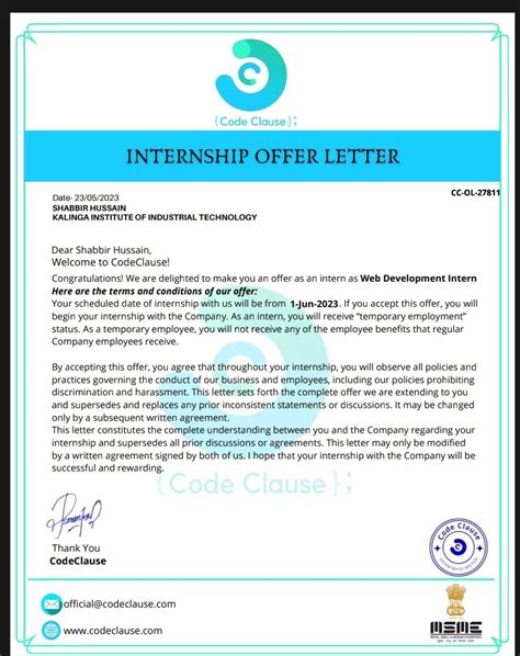 shabbir hussain on linkedin webdeveloper intern