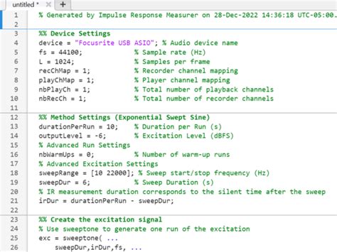 Measure And Manage Impulse Responses MATLAB Simulink