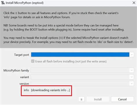 How To Micropython On Esp32 Using Thonny Ide Flashupload