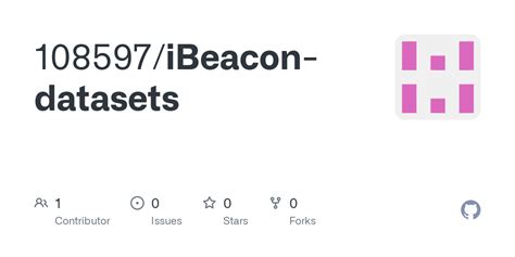 Github 108597ibeacon Datasets