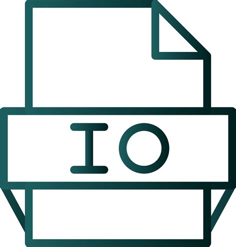 Io File Format Icon 15573918 Vector Art At Vecteezy