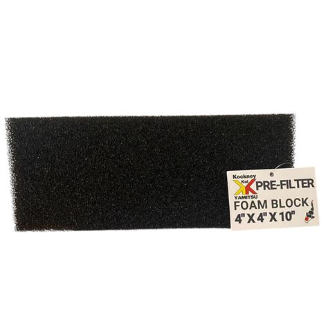 Foam Block Pre Filter 4″ X 4″ X 10″ Kockney Koi