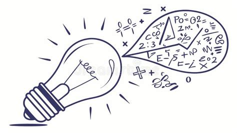Light Bulb With Math Equations Analytical Ideas Logical Innovation
