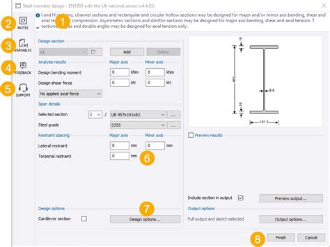Using Tedds Eurocode Design Example Trimble User Assistance