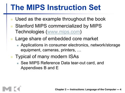 Mips Architecture Ppt Programming Languages Computing