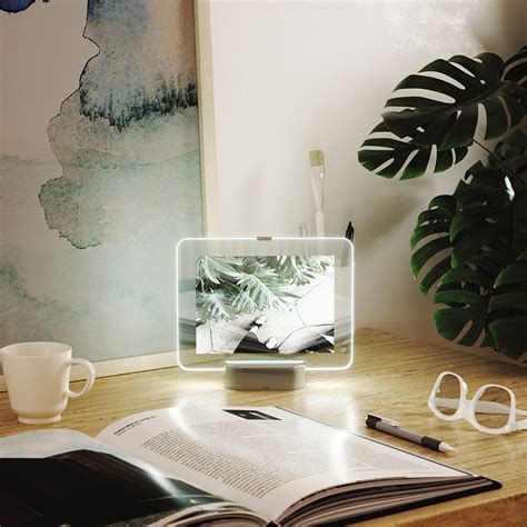 Купить Фоторамка с подсветкой GLO 13х18 никель