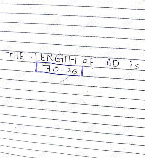 Solved Calculate The Length Of Edge AD In The Triangle Based Pyramid Below Give Your Answer To