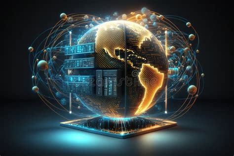 Digital Globe Concept Generative Ai Stock Illustration Illustration Of Mind Tech 272882141