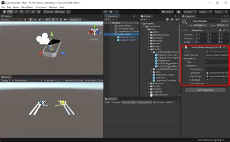 Unityでleap Motionの手のモデルを表示する方法 株式会社tks2