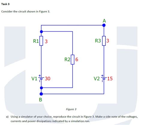 Solved Task 3Consider The Circuit Shown In Figure 3 Figure Chegg Com