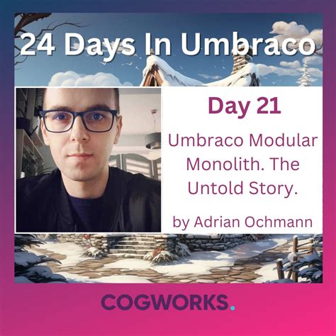 Umbraco 24daysinumbraco Dotnet Backend Community Developer