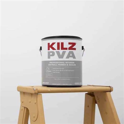 Kilz 1 Gal White Interior Pva Drywall Primer Shop Hardware Tools For Work And Home