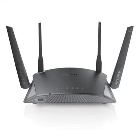 Black Wireless Or Wi Fi D Link Smart Wi Fi Router For Wireless Connectivity At Piece In