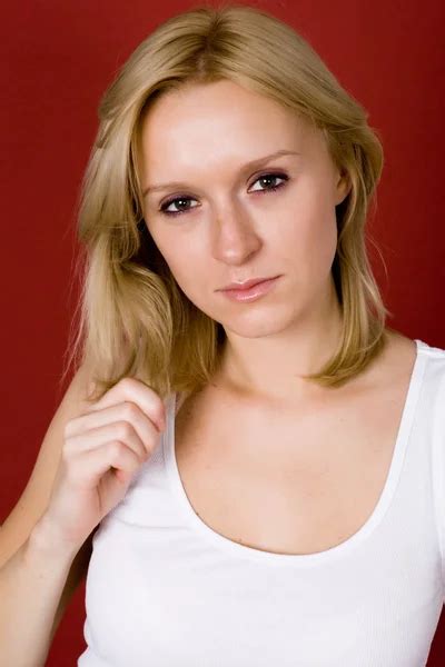 예쁜 서양 여자 — 스톡 사진 © Marylooo 4347402