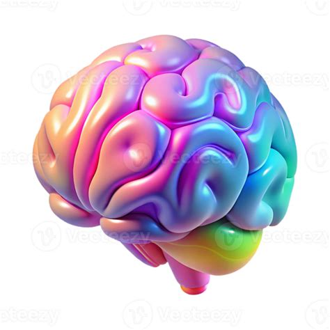 Serene Contemporary A Holographic Projection Of A Human Brain Detailed