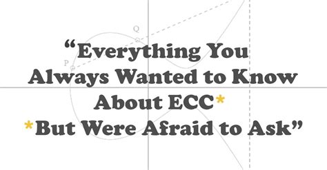 Tamás Paulik On Linkedin Mathematics Of Elliptic Curve Cryptography Ecc