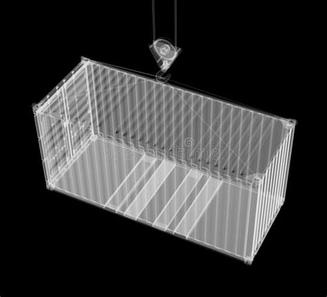 X Ray Shipping Container Stock Illustration Illustration Of Business