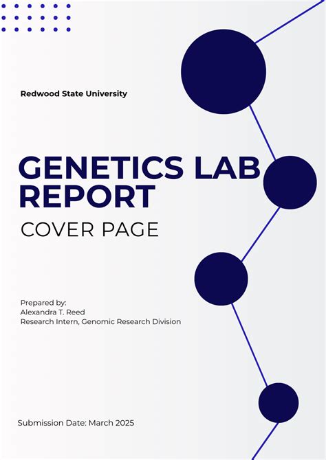 Free Lab Report Cover Page Templates To Edit Online