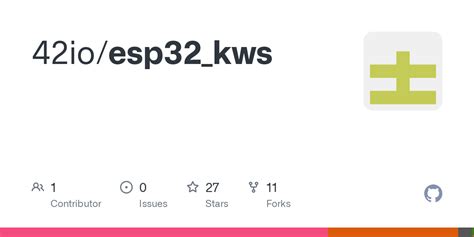 github 42io esp32 kws